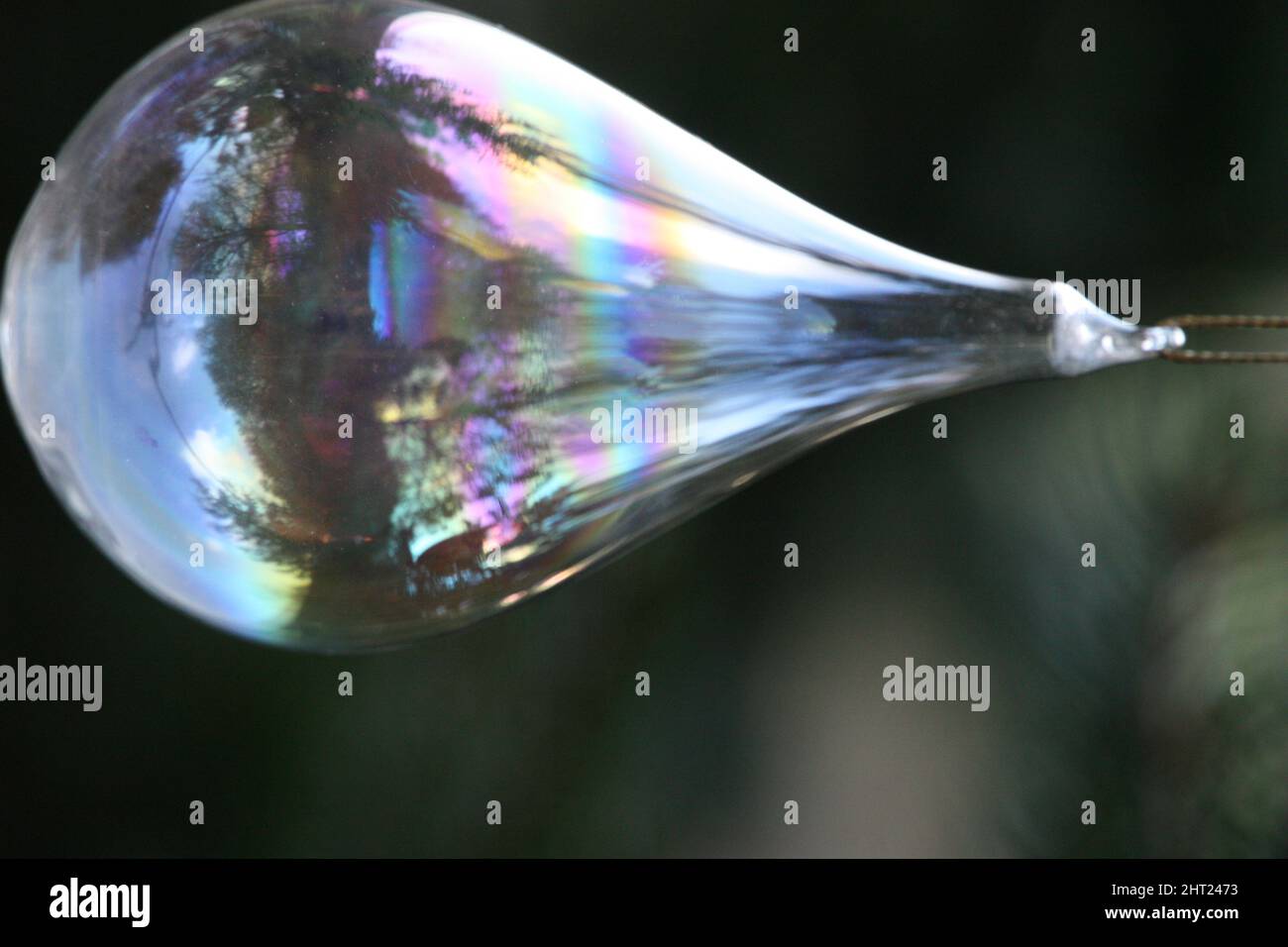 Closeup of a waterdrop made of glass Stock Photo - Alamy