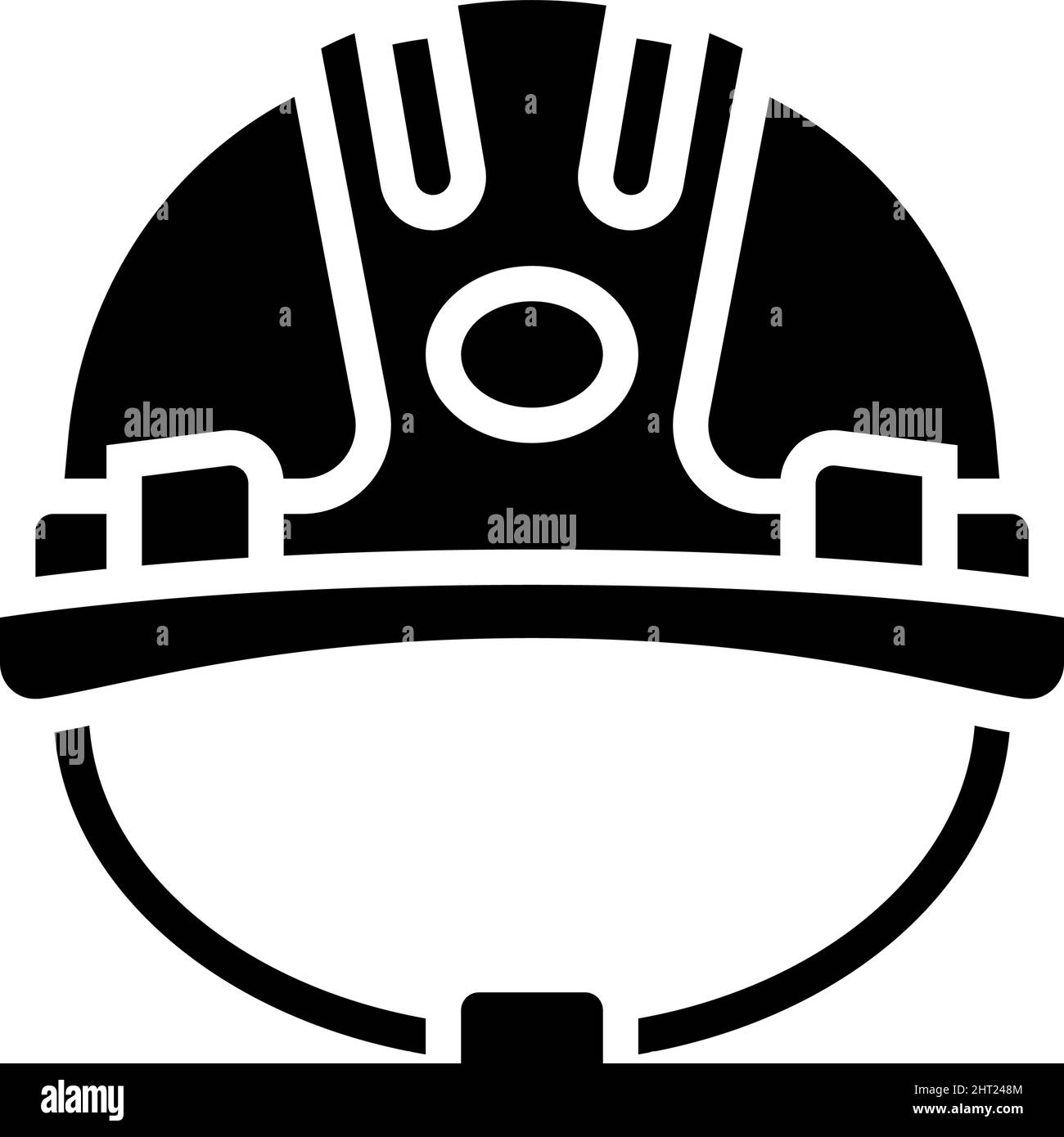 helmet builder glyph icon vector illustration Stock Vector Image & Art ...