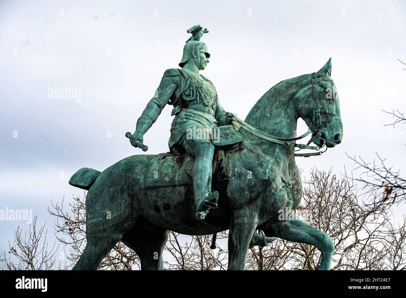 Statue of Wilhelm II in Cologne, Germany Stock Photo - Alamy