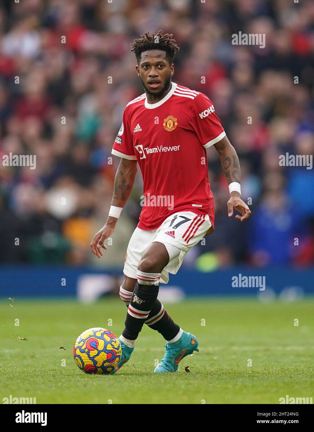 Manchester United's Fred during the Premier League match at Old ...