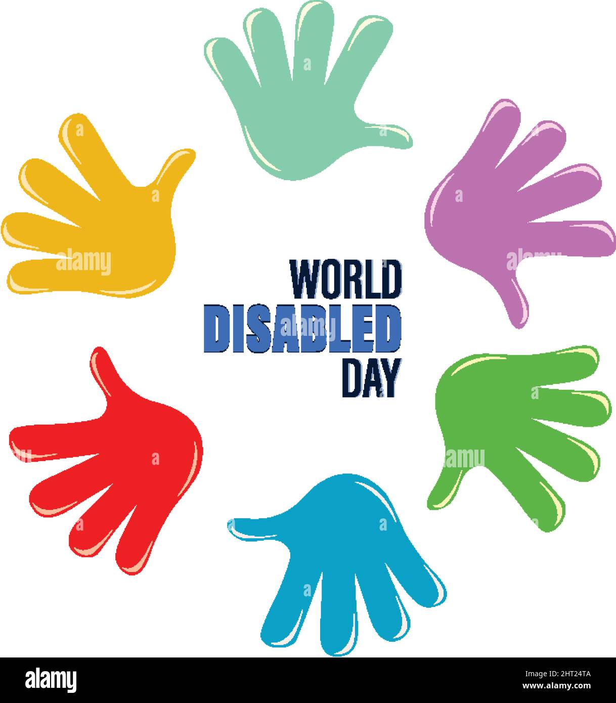 Poster design for world disabled day illustration Stock Vector Image ...