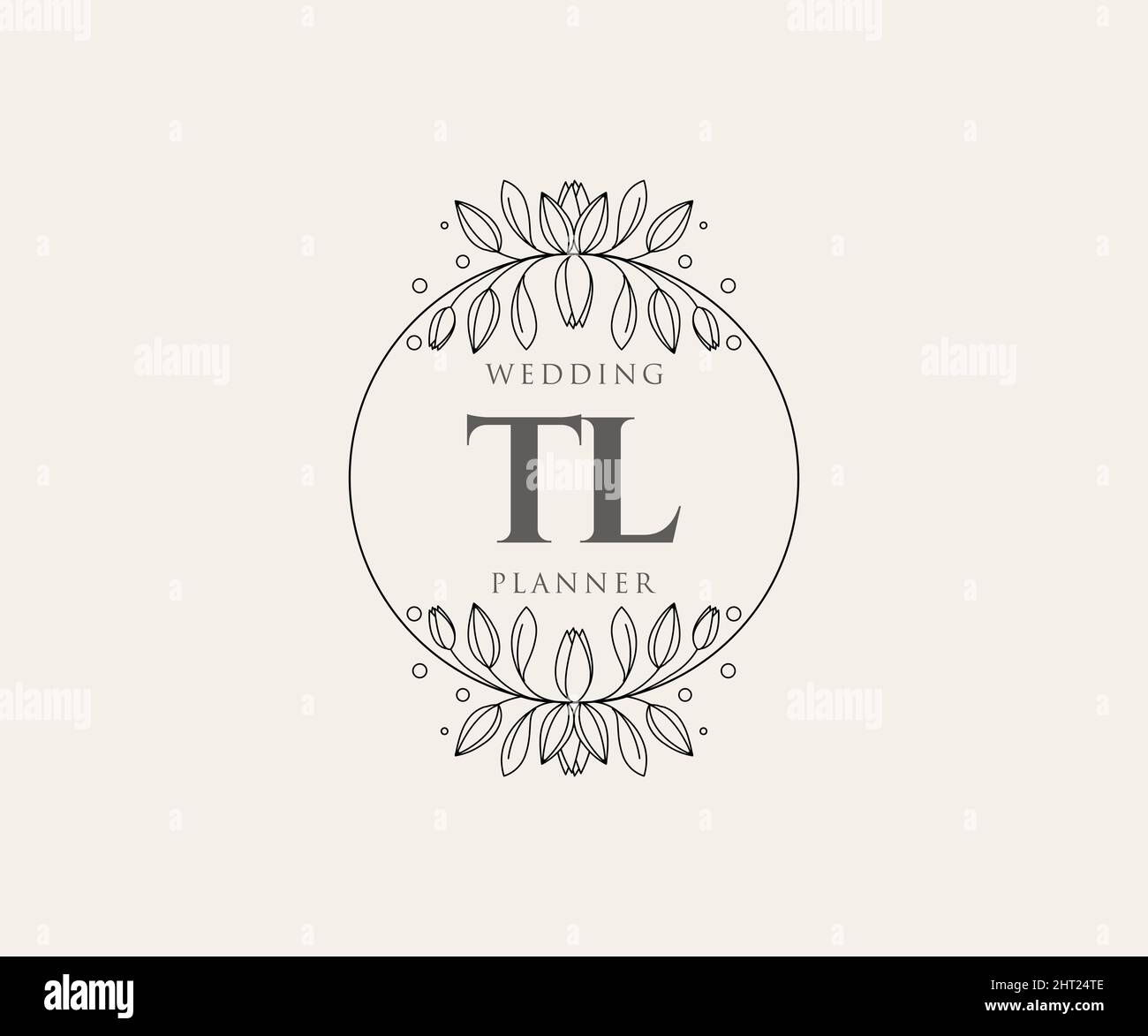 TL Initials letter Wedding monogram logos collection, hand drawn modern ...