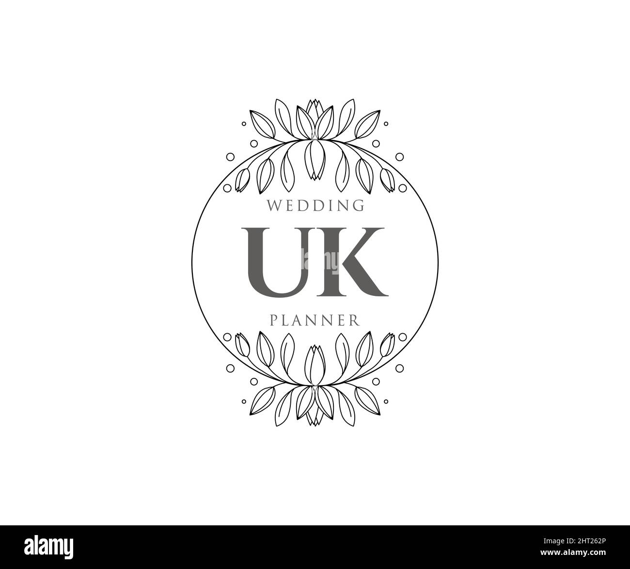 UK Initials letter Wedding monogram logos collection, hand drawn modern ...
