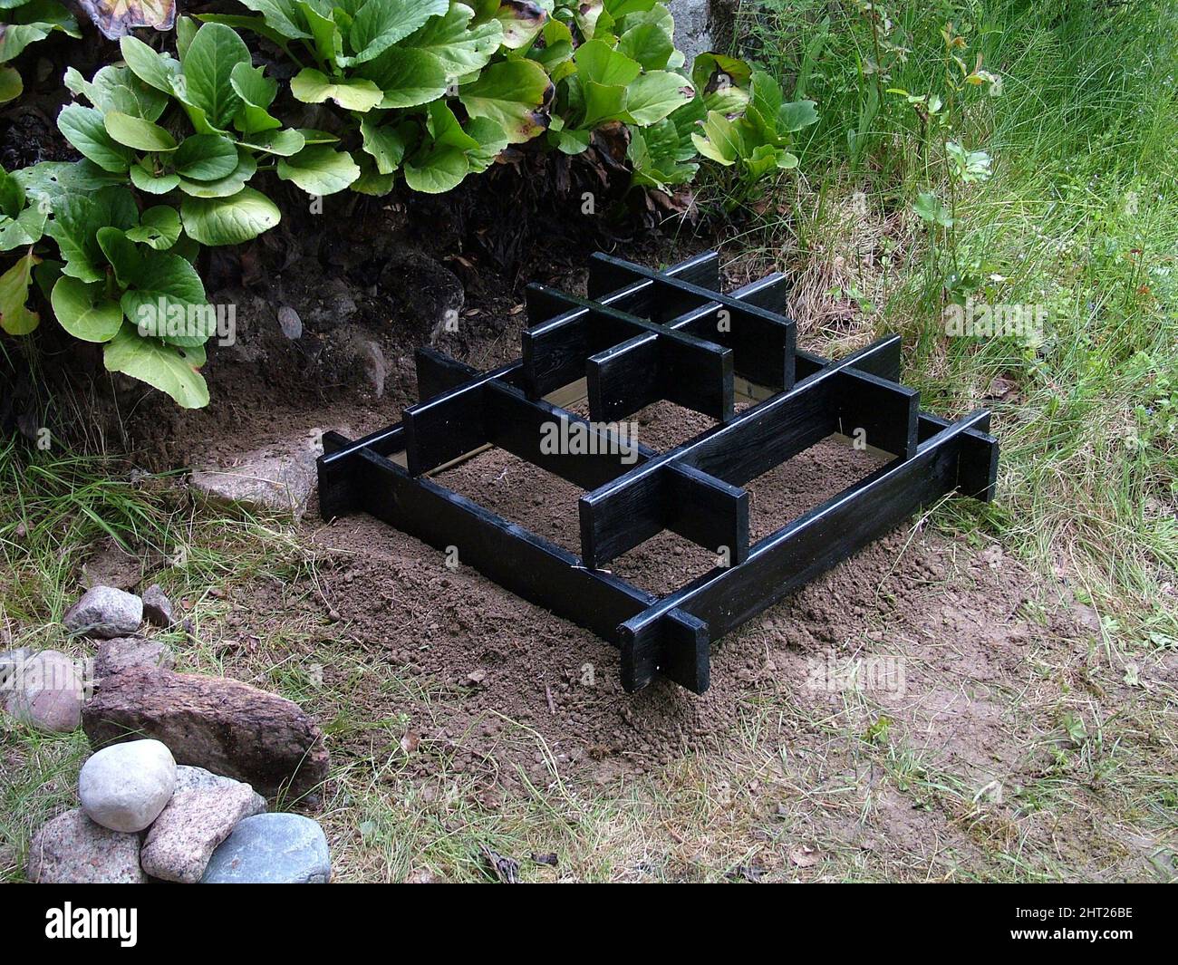 Wild strawberry pyramid (diy Stock Photo - Alamy