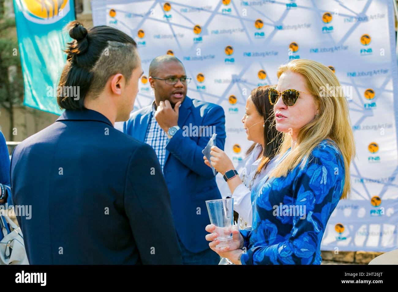 Mingling together hi-res stock photography and images - Alamy