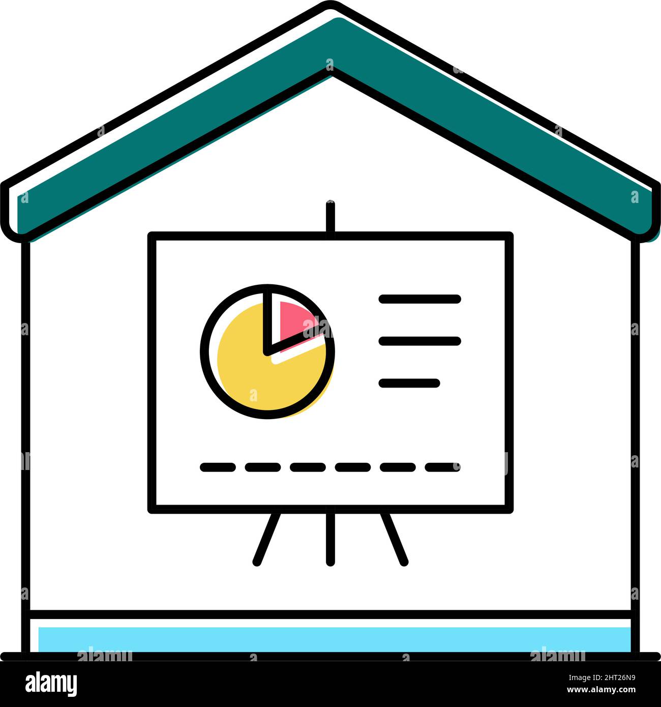 home remote presentation color icon vector illustration Stock Vector ...