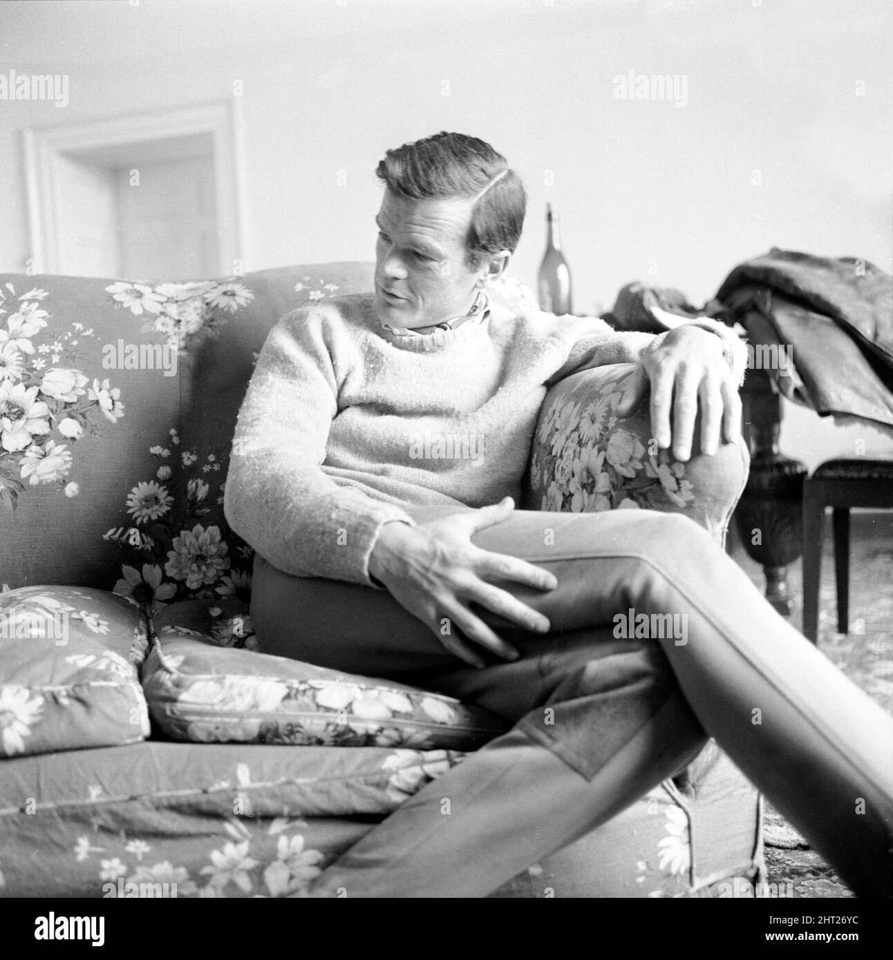 Historian Allan Clark 37 seen here at home. April 18th 1965 Stock Photo ...