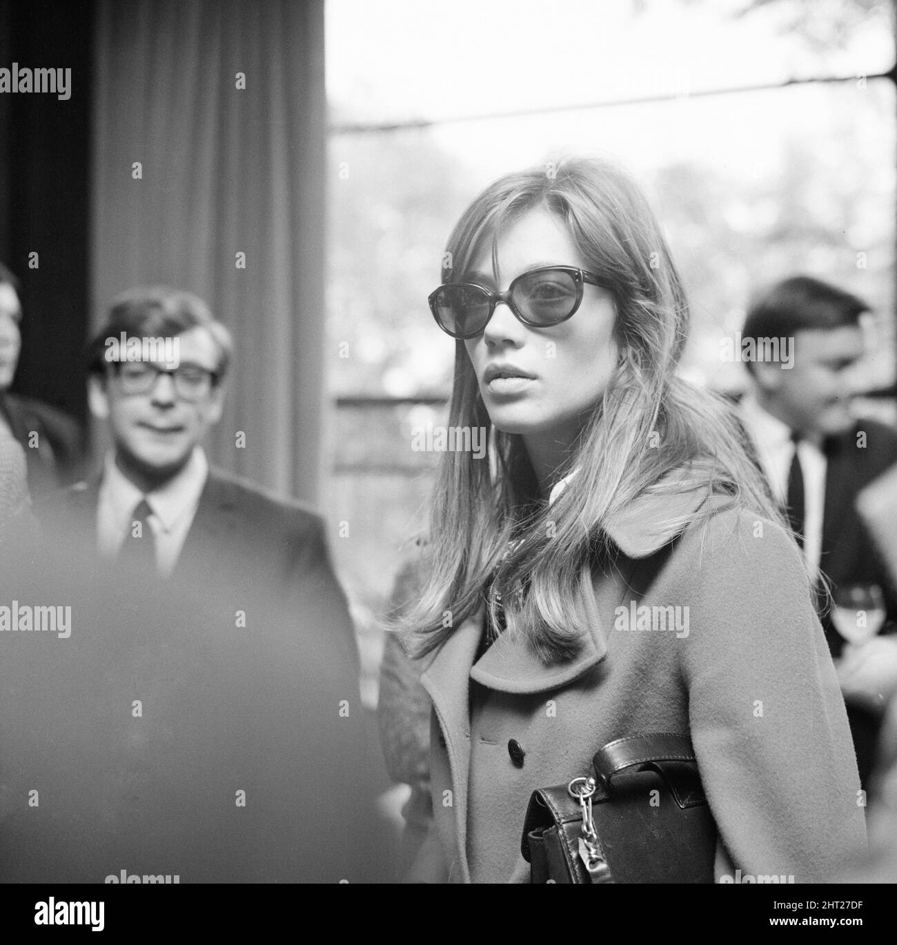 Francoise Hardy, french singer, pictured at The Savoy Hotel in London ...