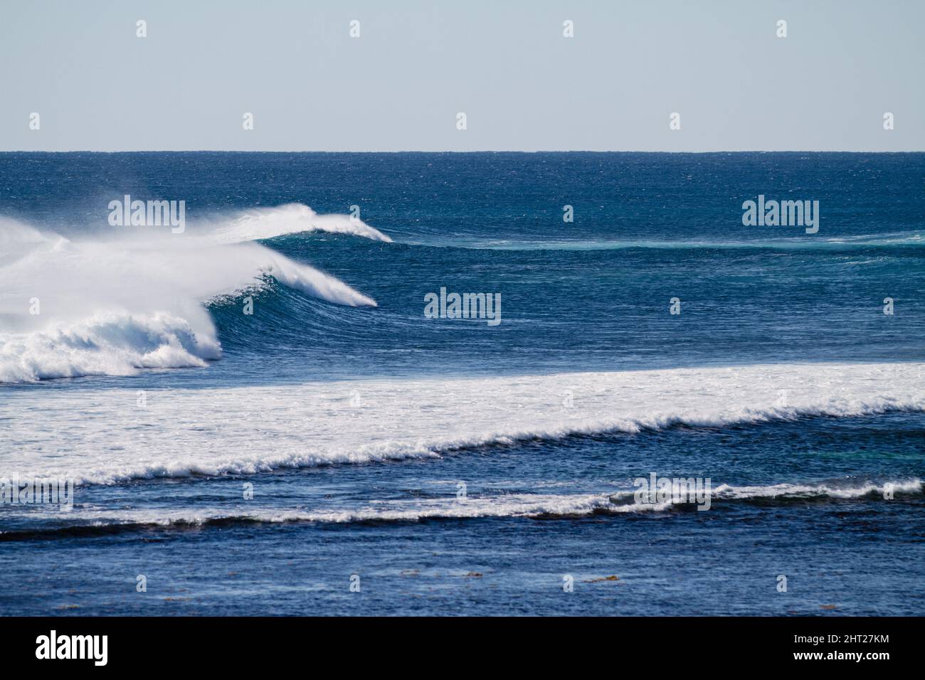 Soft sea waves on the water surface Stock Photo - Alamy