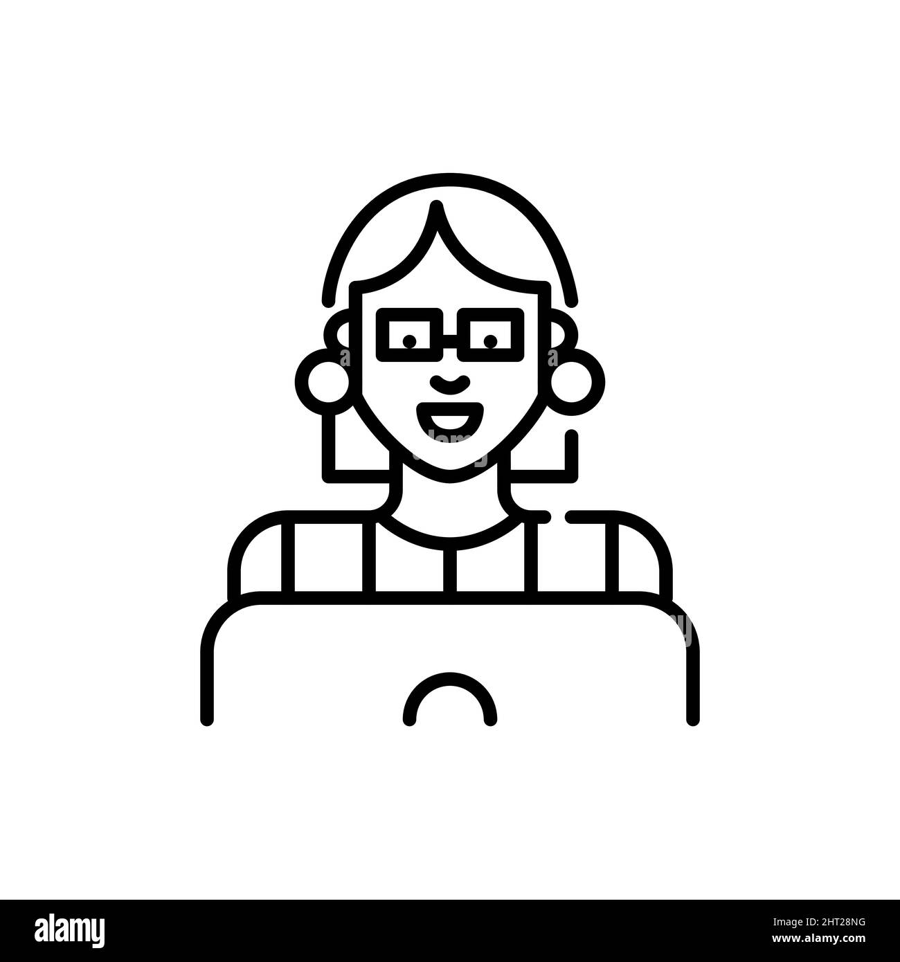 Office assistant image Stock Vector Images - Alamy