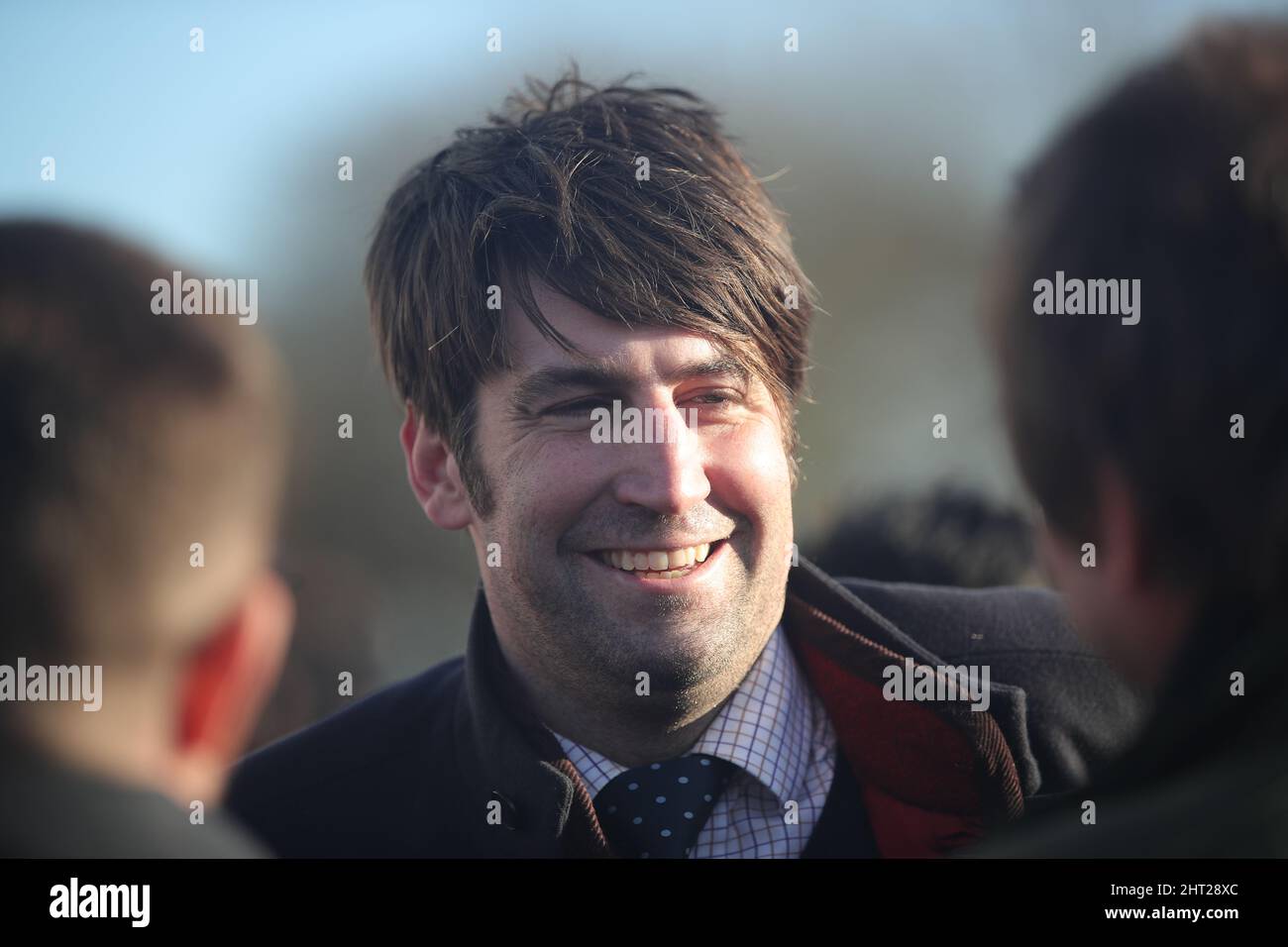 Trainer Christian Williams at Kempton Park racecourse. Picture date ...