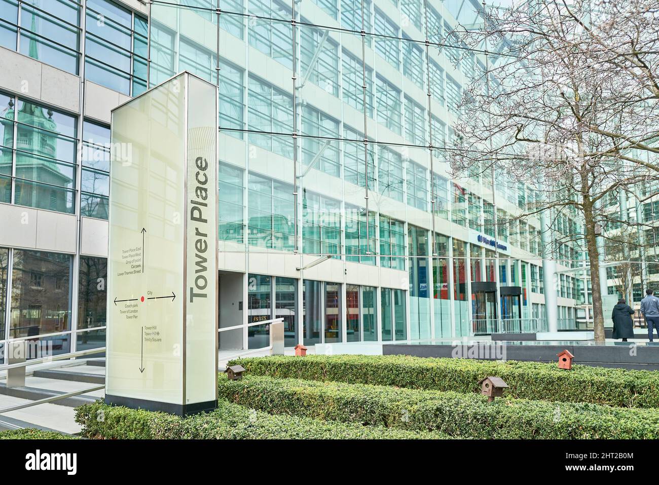 Tower Place offices, London, England Stock Photo - Alamy