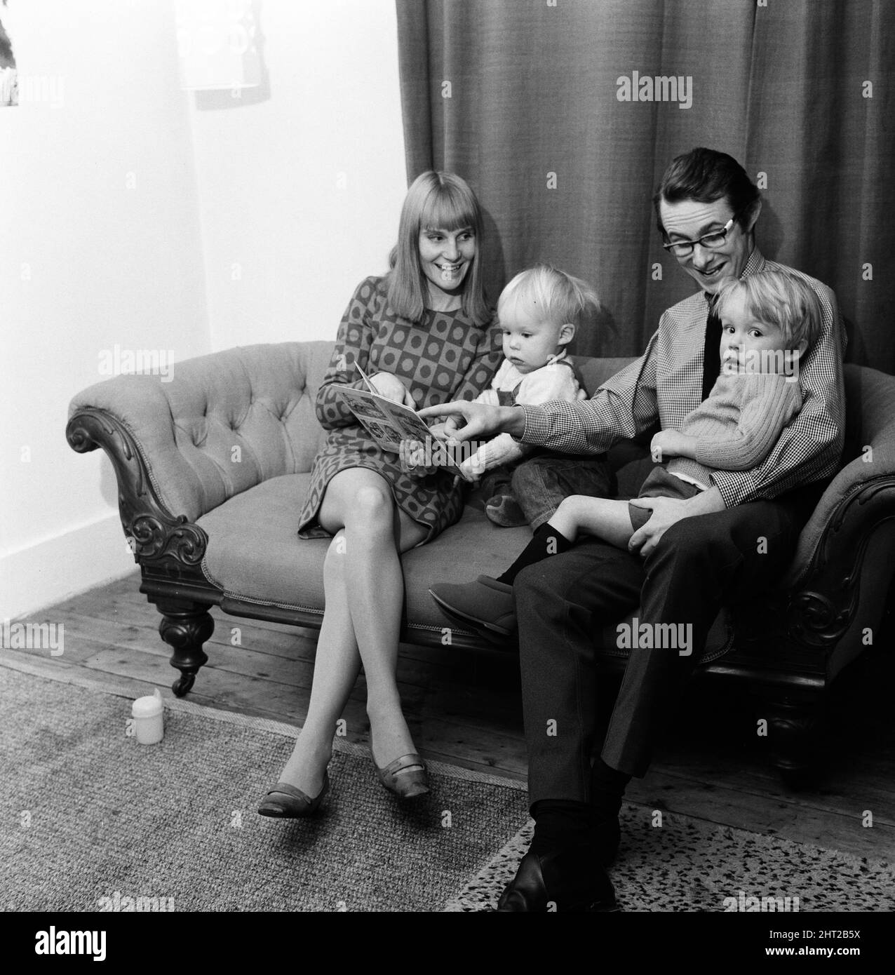Kenneth Loach, aged 30, director of "Cathy Come Home" at home in Barnes ...