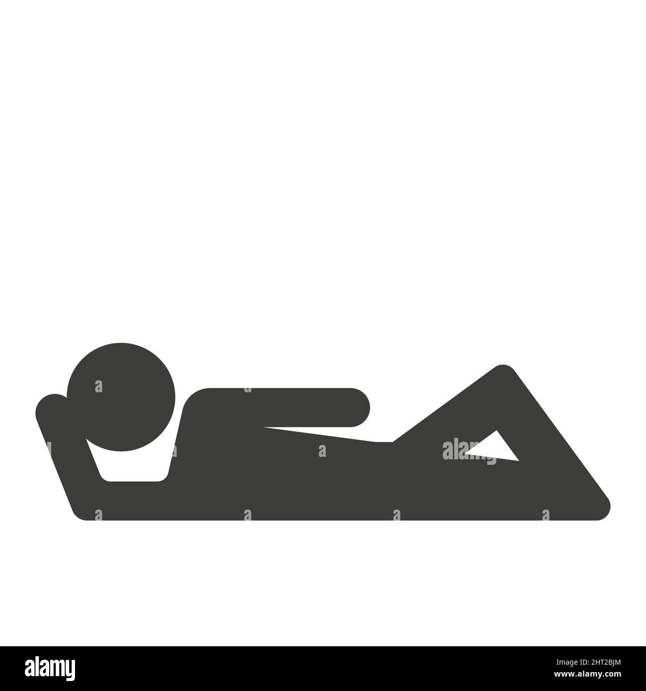 Lying man icon. Vector sign on white background Stock Vector Image ...