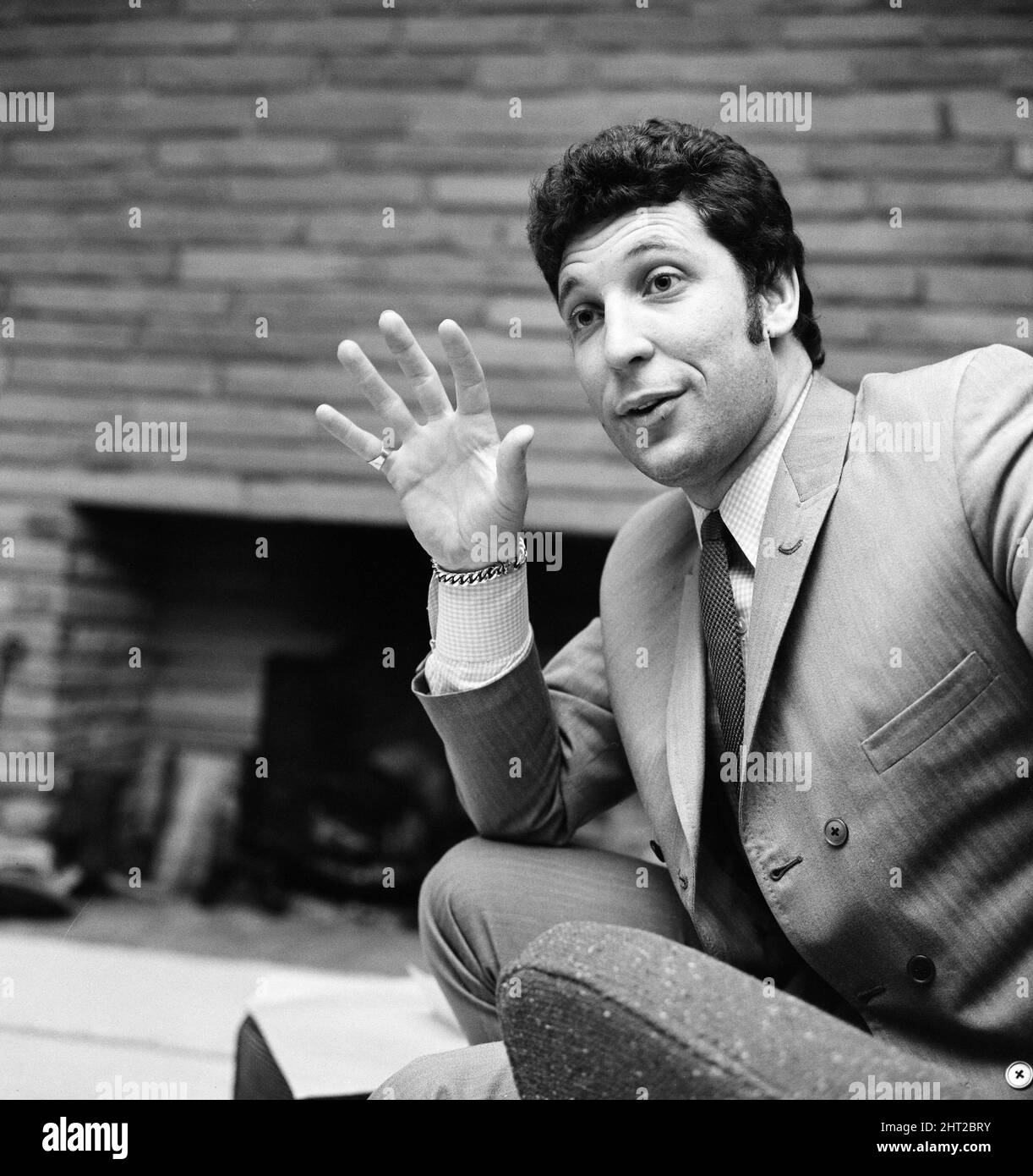 Singer Tom Jones, Friday 2nd December 1966 Stock Photo - Alamy