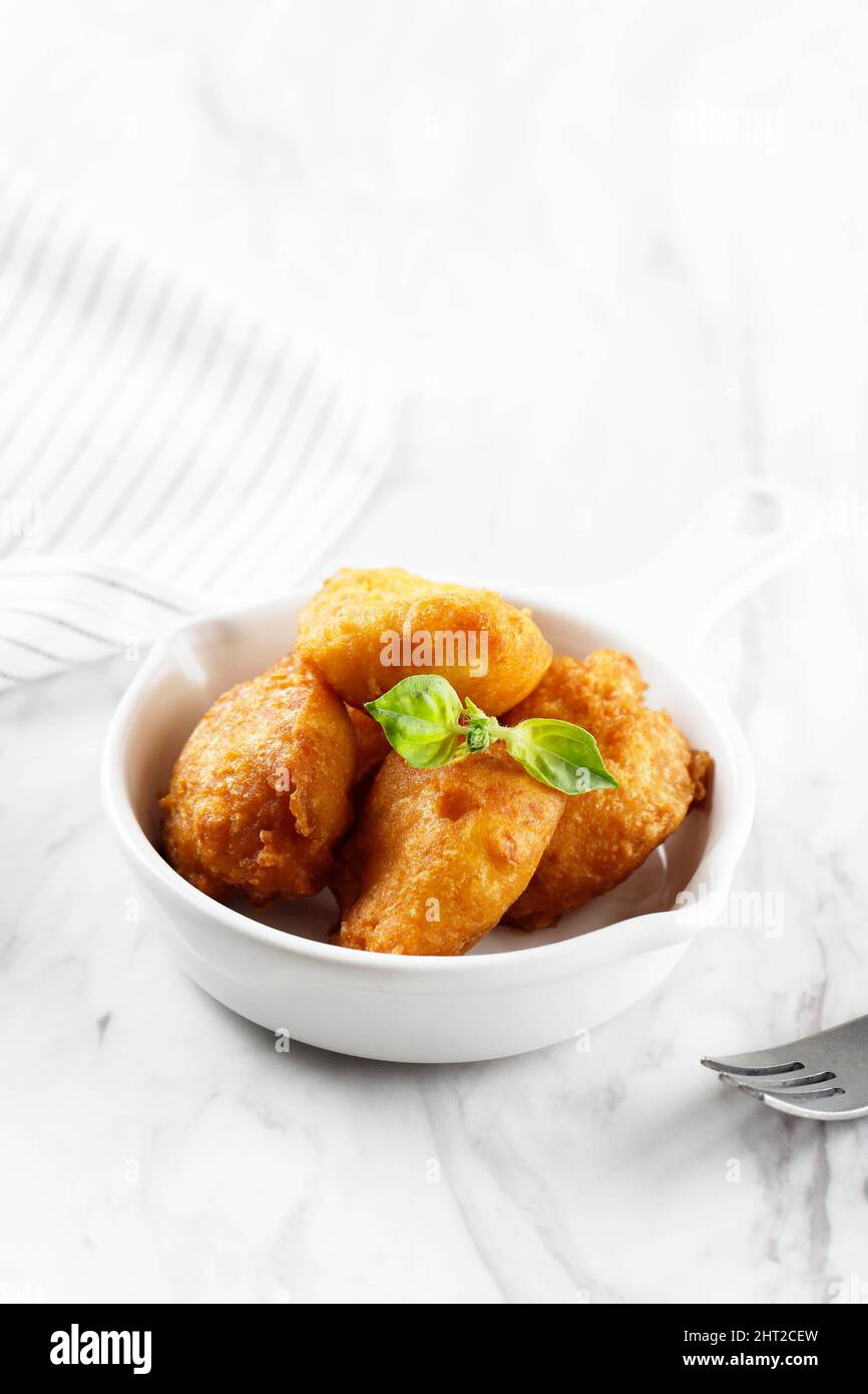Perkedel Bondon, Popular Street Food in Bandung, West Java. Deep Fried ...