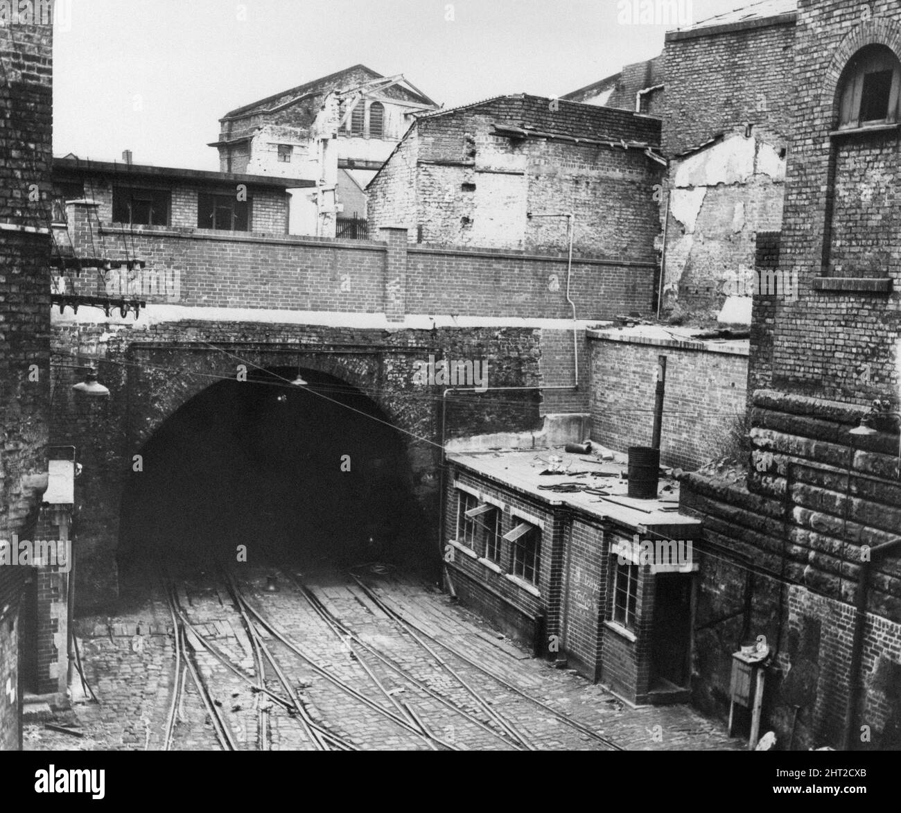 Park Lane railway goods station, Liverpool, November 1965. Park Lane ...