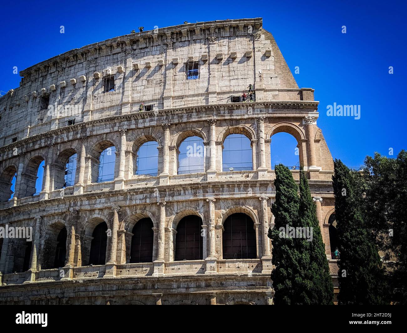 Famous Colosseum in Rome, Italy at daytime Stock Photo - Alamy