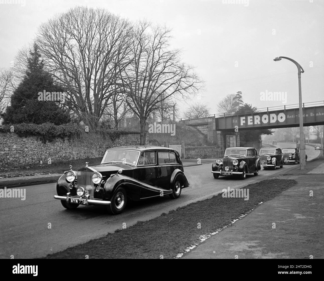 Sir Winston Churchill, Funeral Procession leaves Coventry for St Martin ...