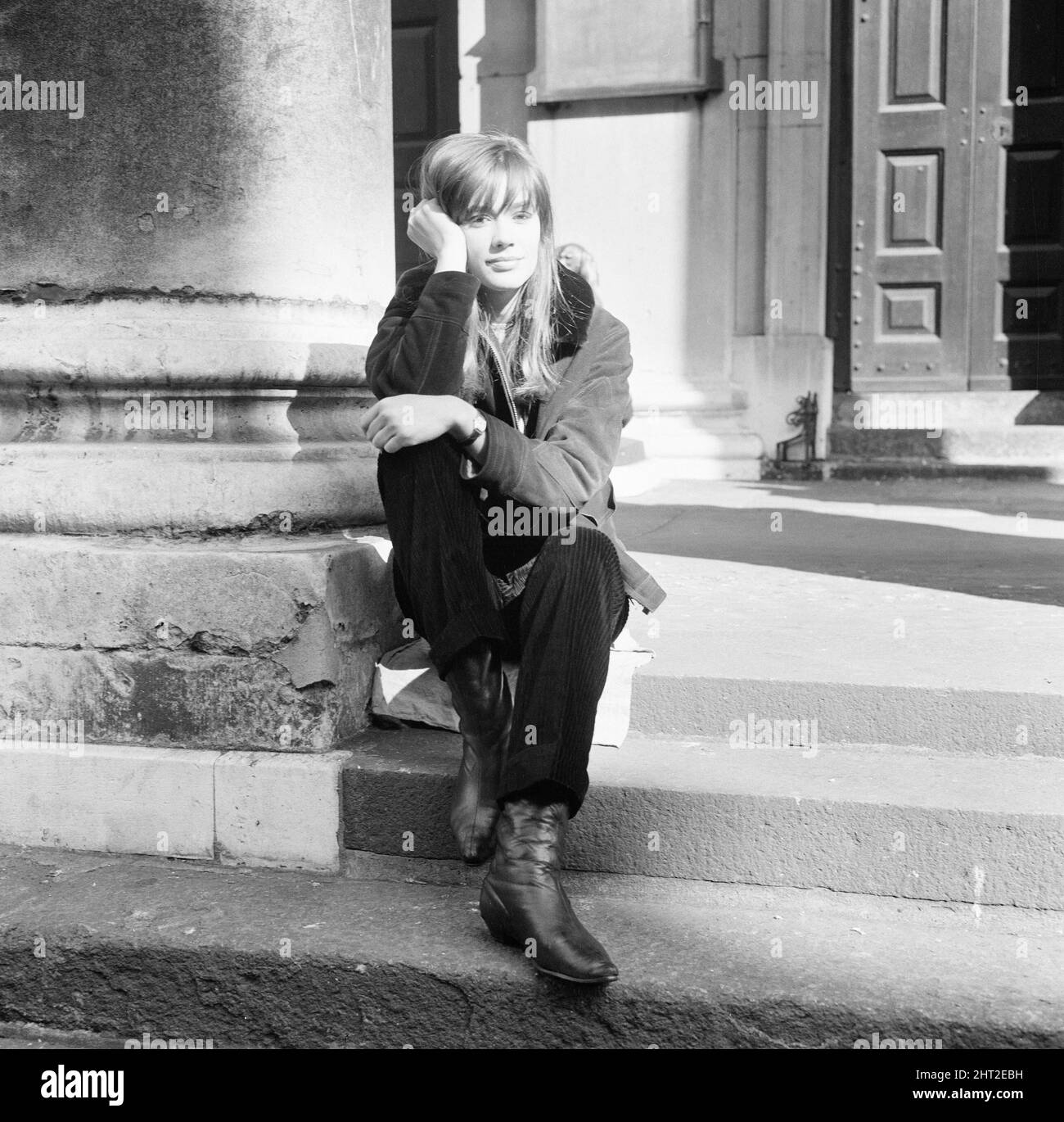 Francoise Hardy, french singer, pictured at St George's Church, Hanover ...