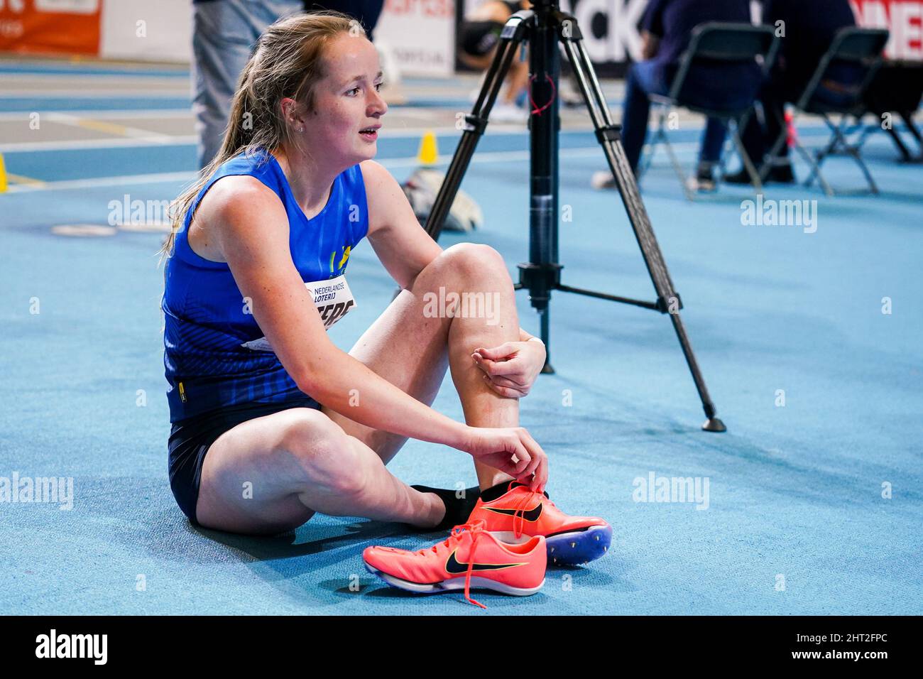 APELDOORN, NETHERLANDS - FEBRUARY 26: Cathelijn Peeters competing ...