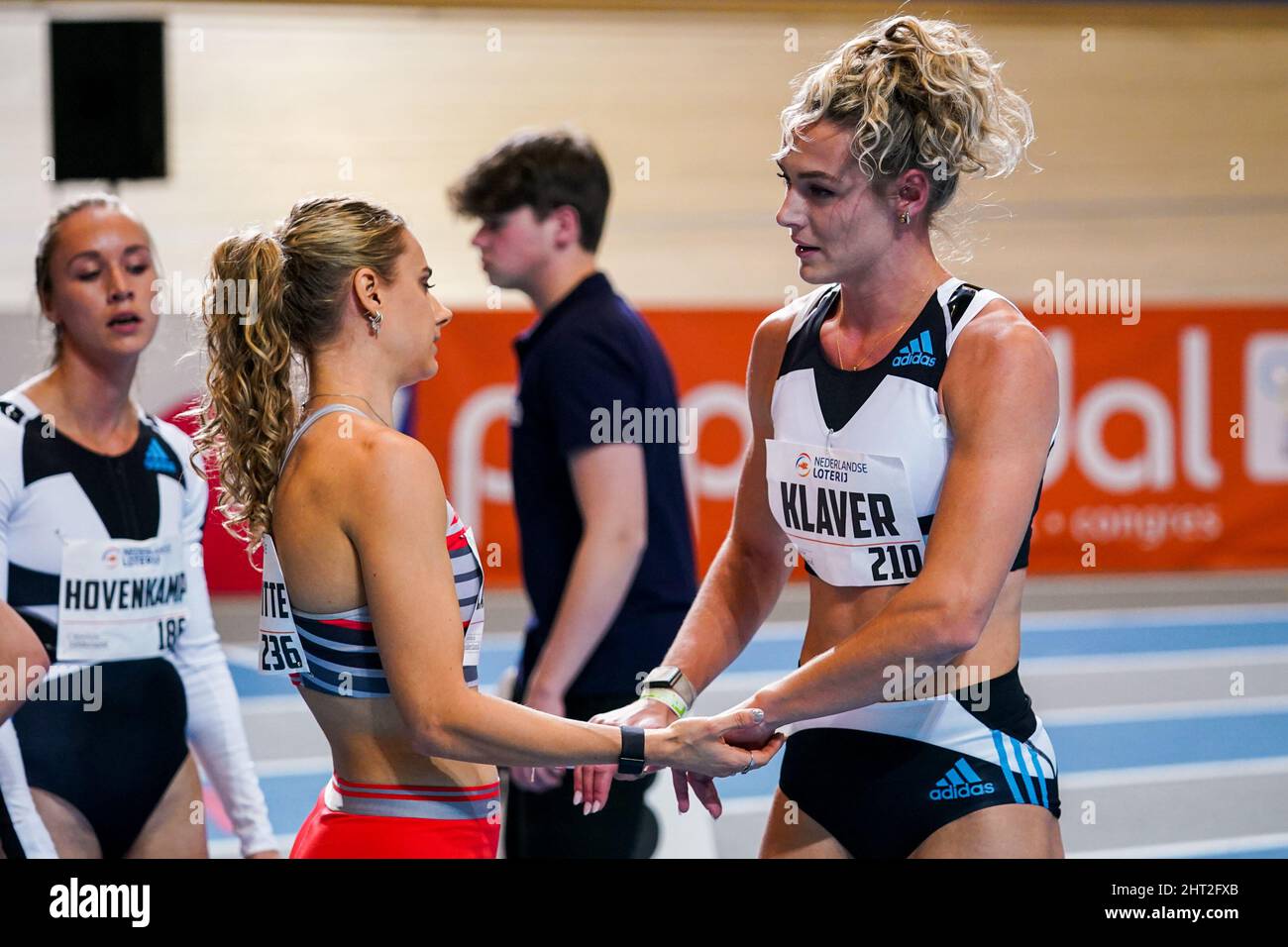 APELDOORN, NETHERLANDS - FEBRUARY 26: Laura de Witte and Lieke Klaver ...