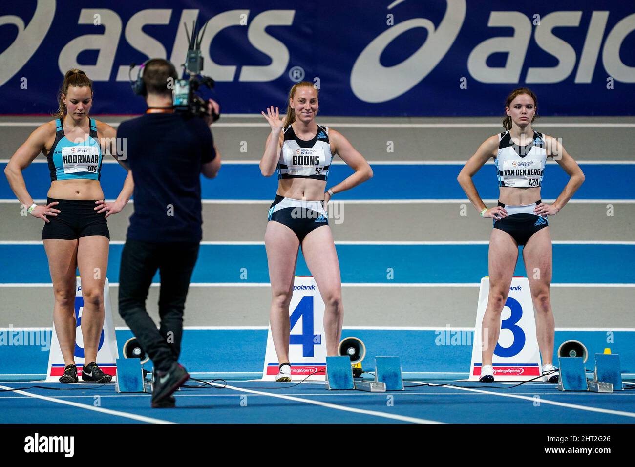 APELDOORN, NETHERLANDS - FEBRUARY 26: Milet Hoornaar and Eefje Boons ...