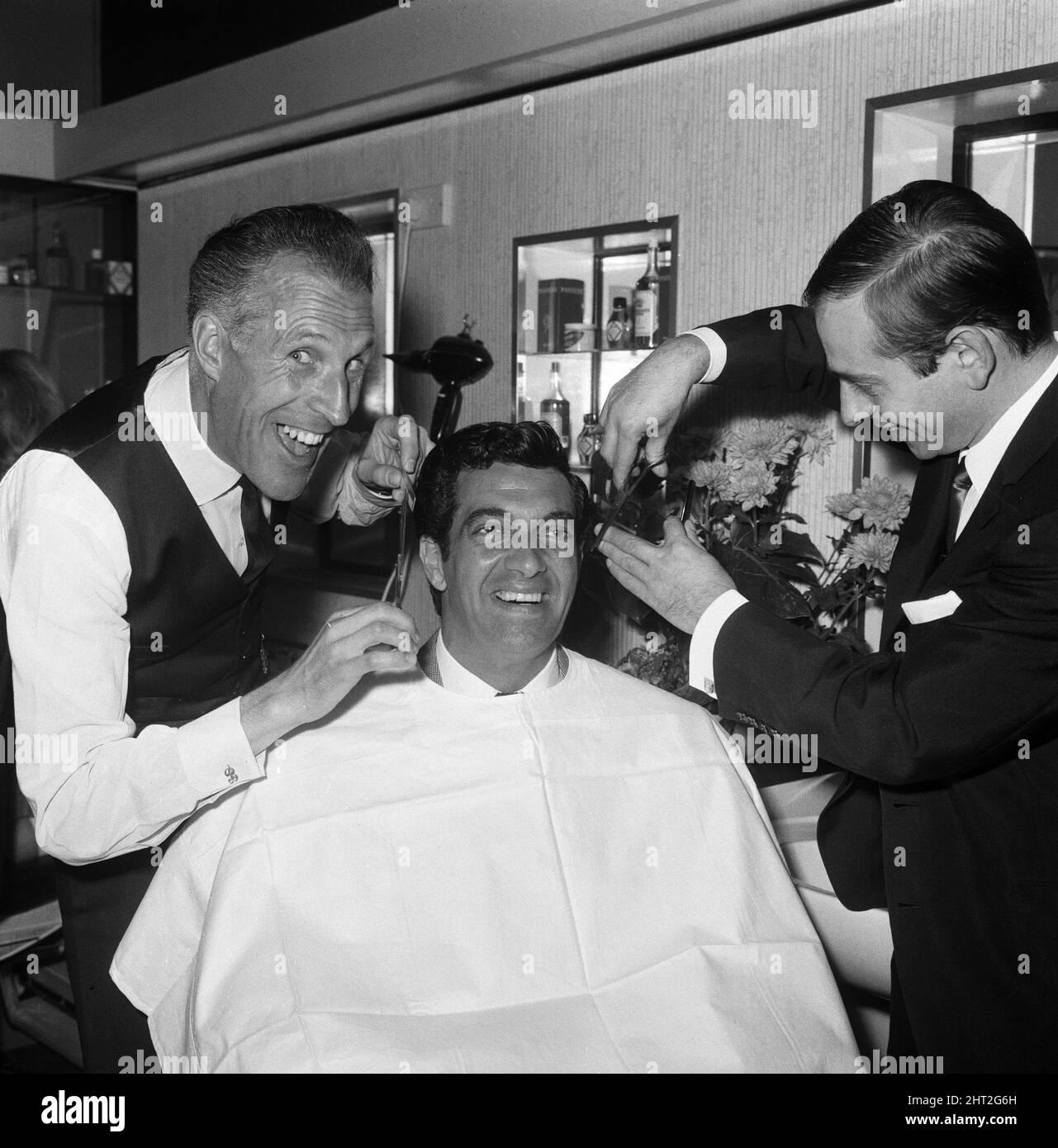 Bruce Forsyth and Frankie Vaughan attend the opening of celebrity ...