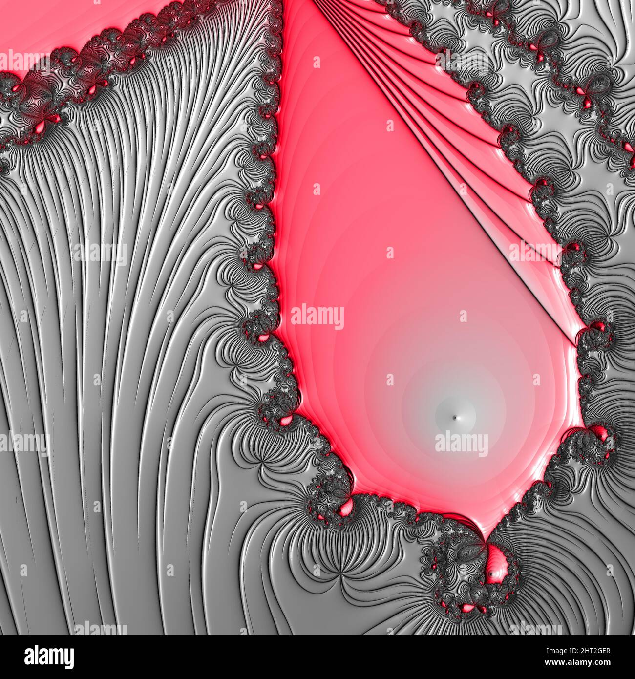 Abstract Computer generated Fractal design. A fractal is a never-ending ...