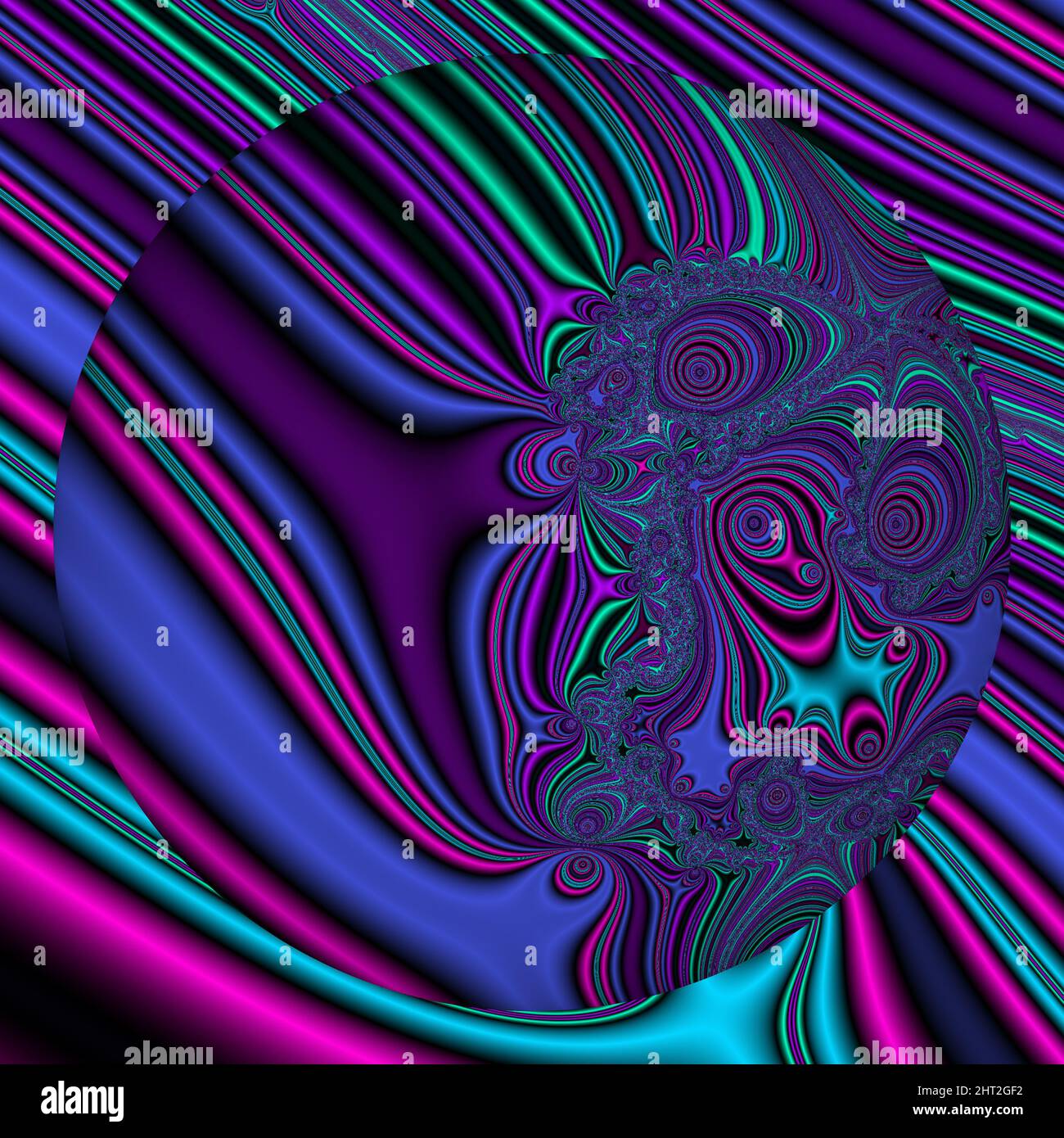 Abstract Computer generated Fractal design. A fractal is a never-ending ...