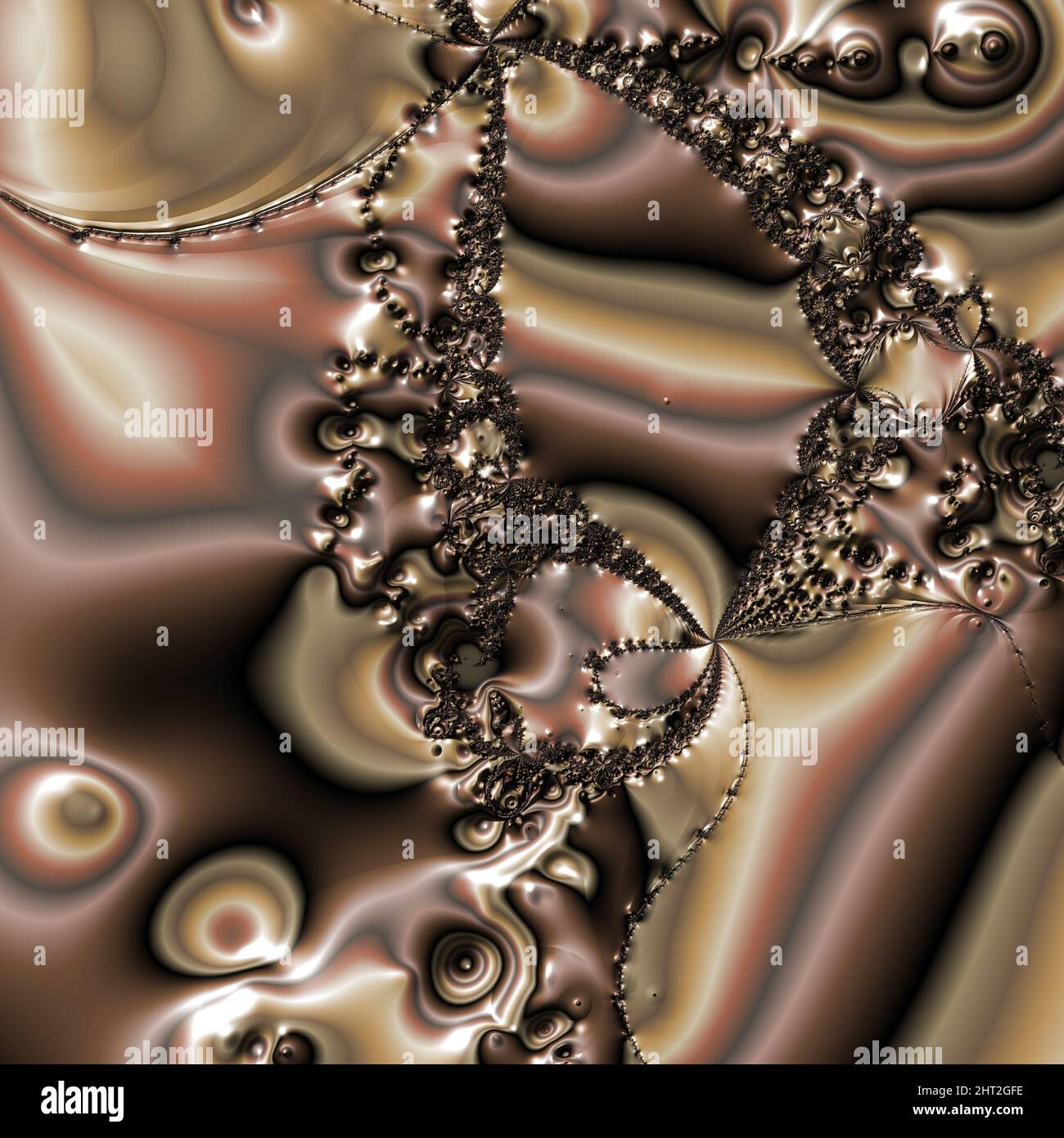 Abstract Computer generated Fractal design. A fractal is a never-ending ...