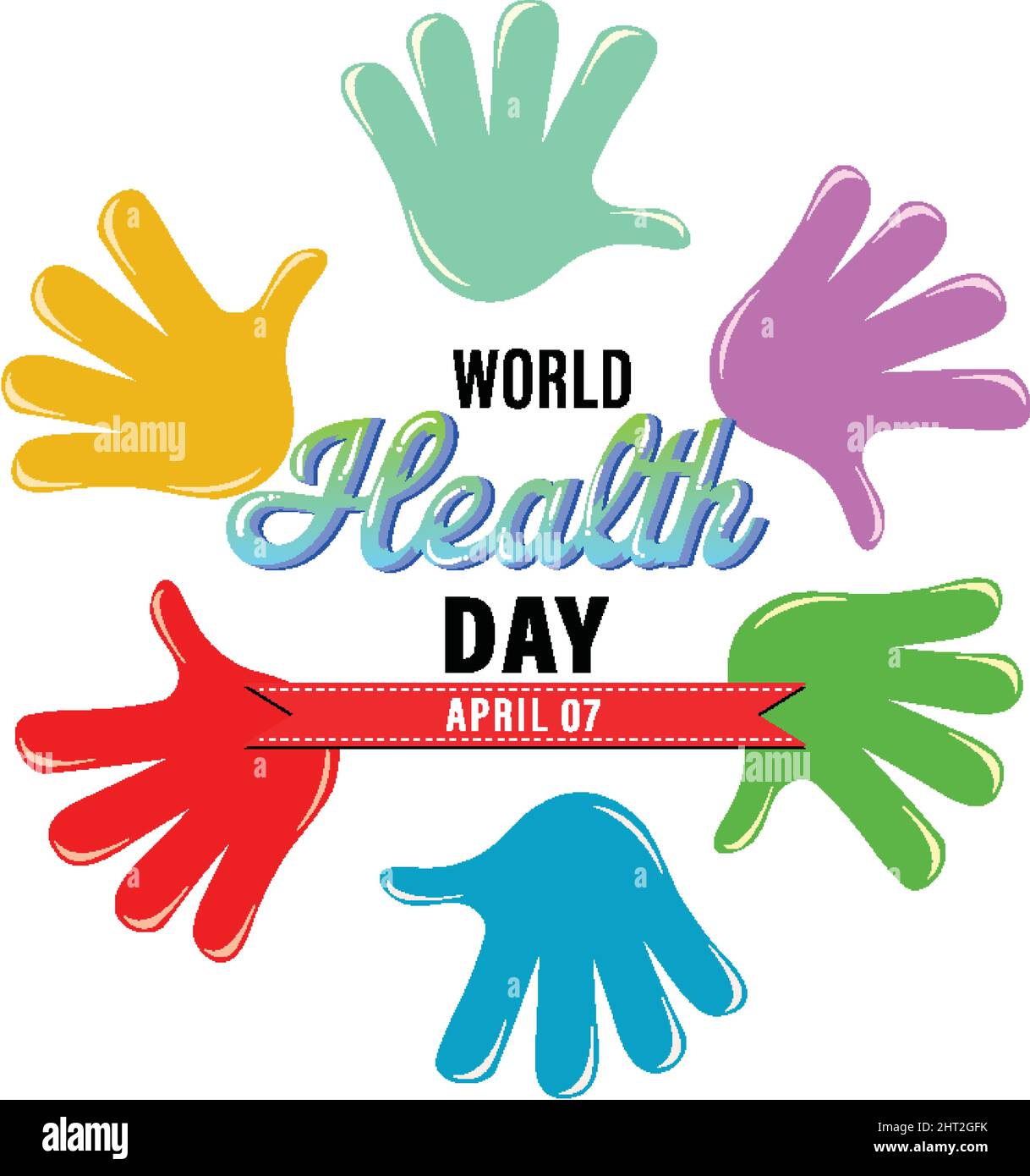 Poster design for world health day illustration Stock Vector Image ...