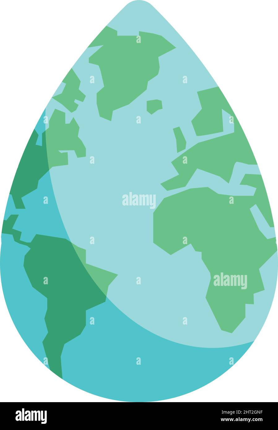 earth planet drop shape icon Stock Vector Image & Art - Alamy