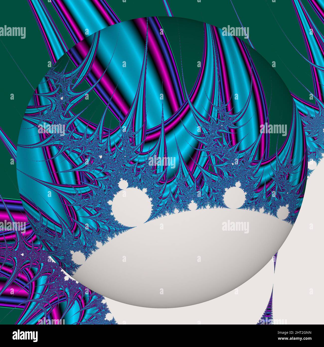 Abstract Computer generated Fractal design. A fractal is a never-ending ...