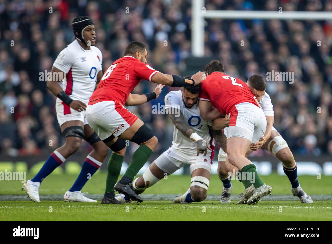26th February 2022 ; Twickenham Stadium, London, England; 6-Nations ...