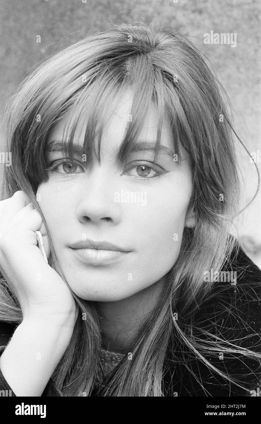 Francoise Hardy, french singer, pictured in Mayfair, London, 11th March ...