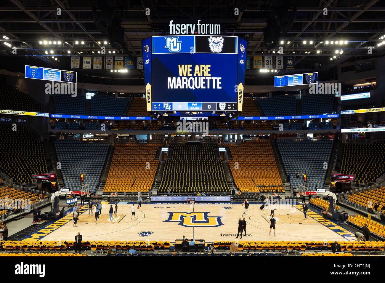 Fiserv forum eagles hi-res stock photography and images - Alamy