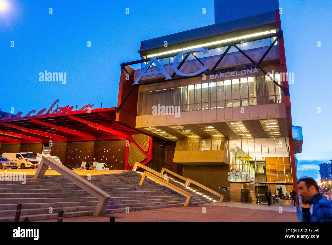 Barcelona Architecture BARCELONA, SPAIN JULY 12, 2016: New Modern