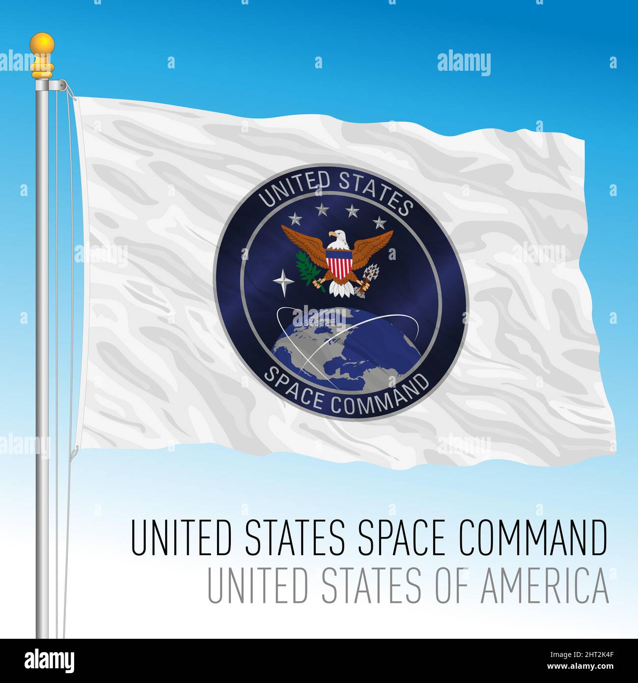 United States Space Command flag, USA, vector illustration Stock Vector ... United States Space Command flag, USA, vector illustration Stock Vector ...