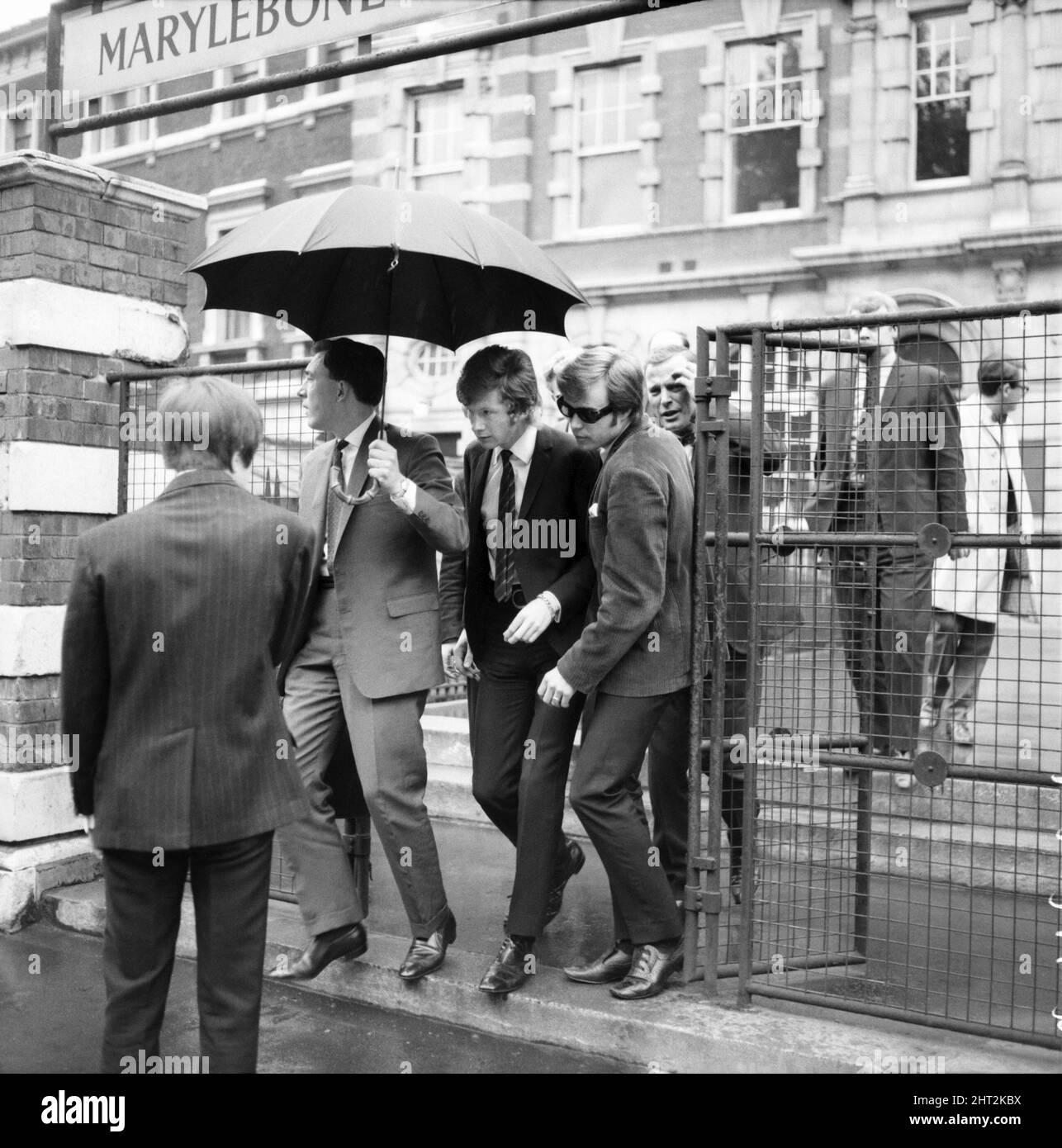 Rolling Stones: manager Andrew Loog Oldham and his chauffeur Reg Stiles ...