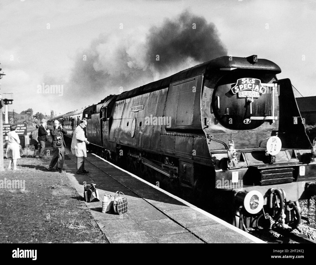 Southern Railway Battle of Britain class 21C151 steam locomotive ...