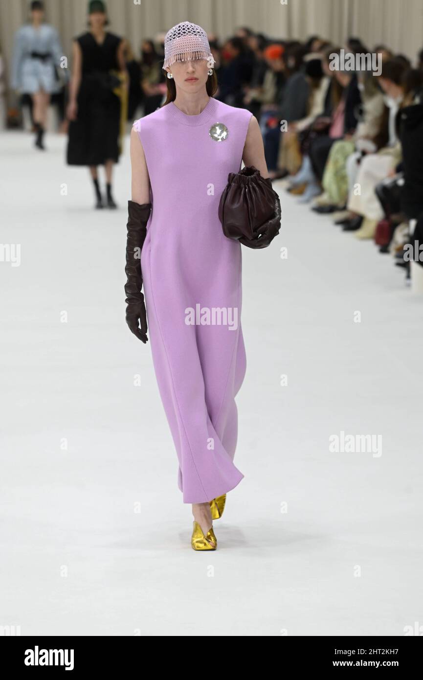 Milan, . 26th Feb, 2022. Milan Fashion Week, Fall Winter 2022 2023 ...