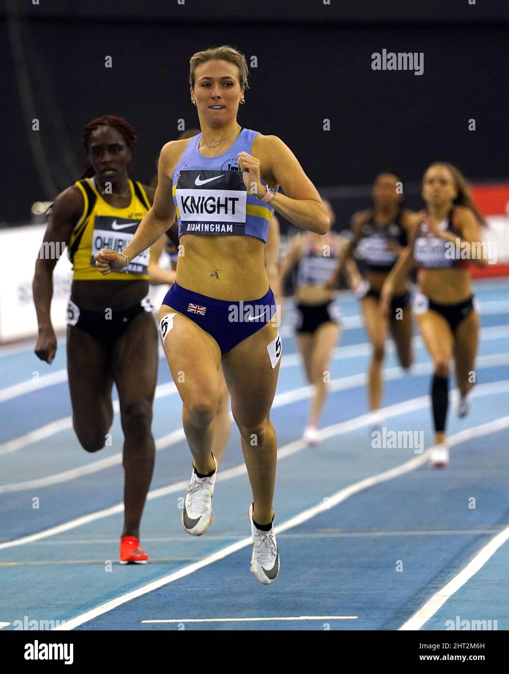 Jessie Knight wins the Women's 400m semi final during day one of the UK ...