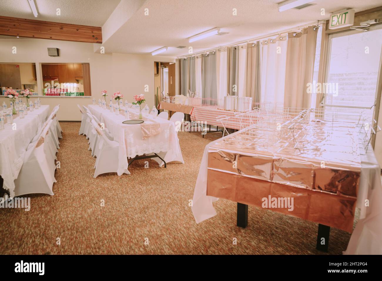 Beautiful shot banquet hall hi-res stock photography and images - Alamy