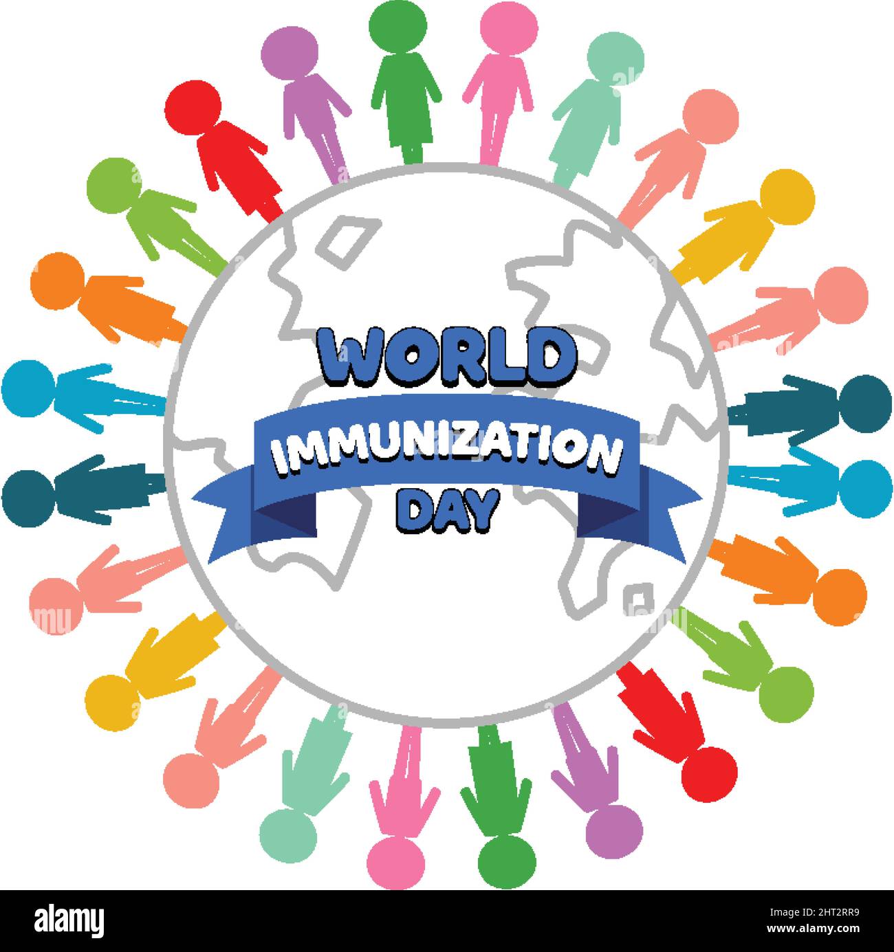 Poster design for world immunization day illustration Stock Vector ...