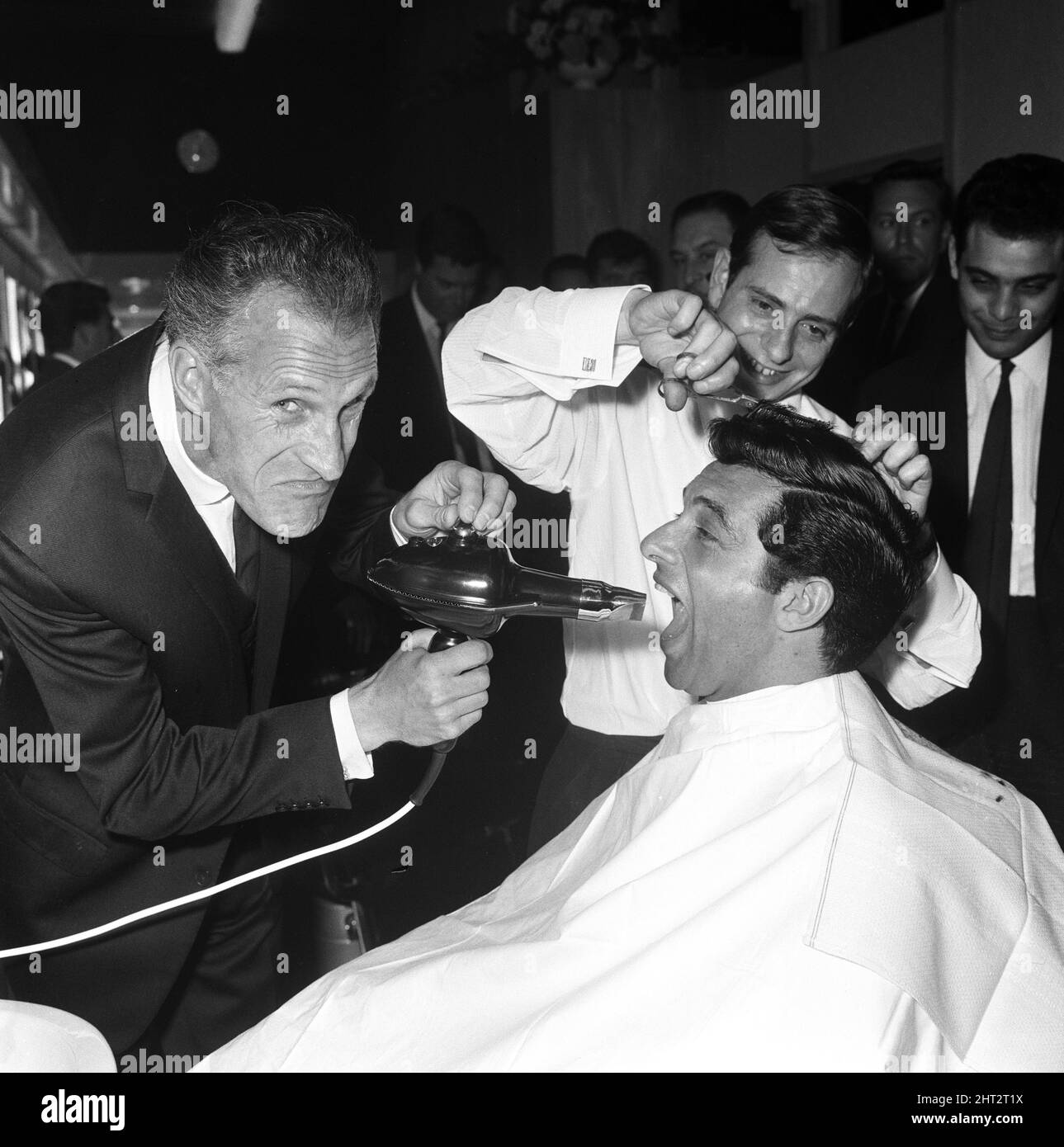 Bruce Forsyth and Frankie Vaughan attend the opening of celebrity ...