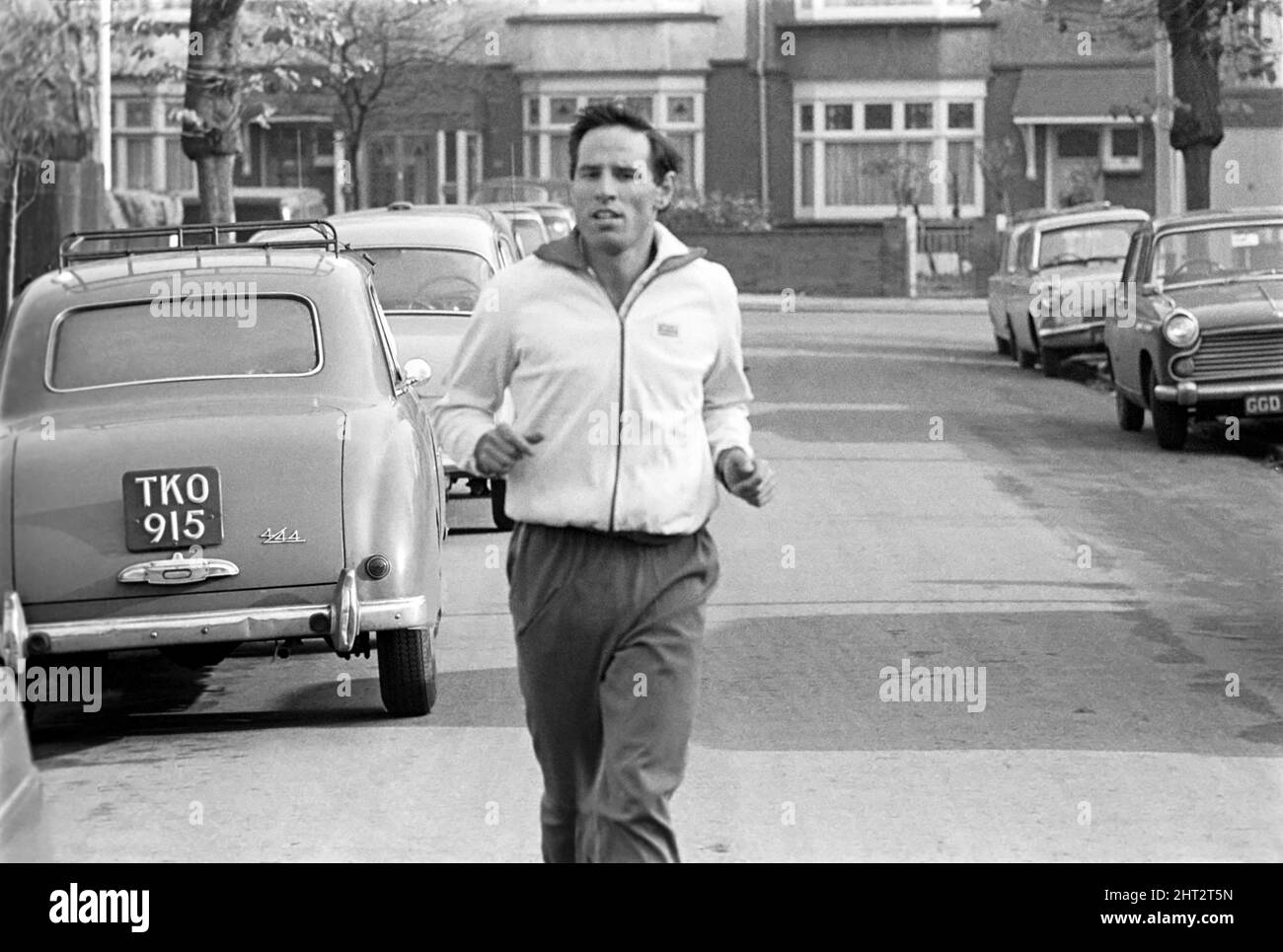 Sport: Athletics: Ron Jone 100 metre sprinter for England and his Club ...