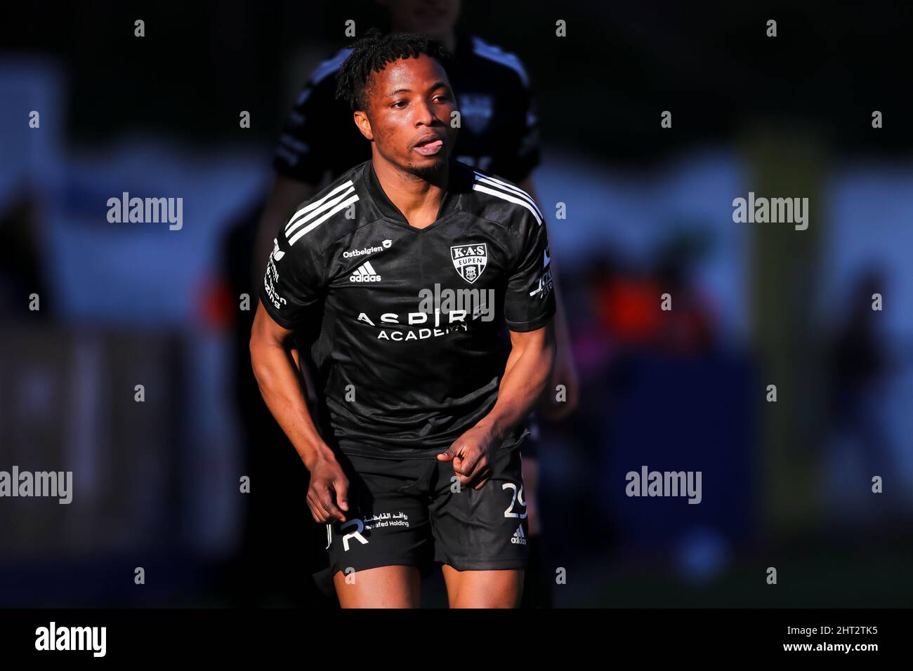 BRUSSEL, BELGIUM - FEBRUARY 26: Isaac Nuhu of KAS Eupen during the ...