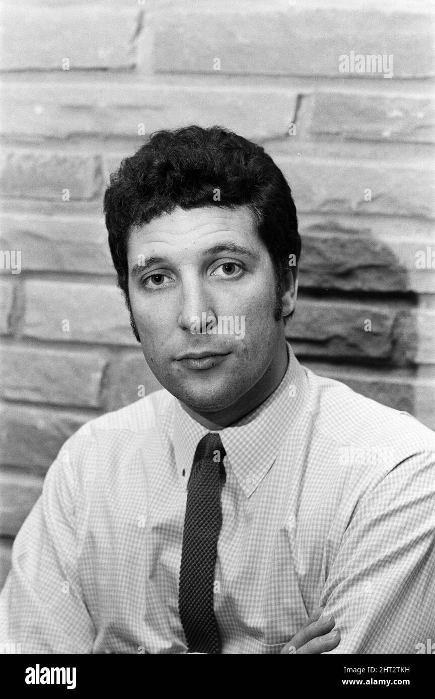 Singer Tom Jones, Friday 2nd December 1966 Stock Photo - Alamy