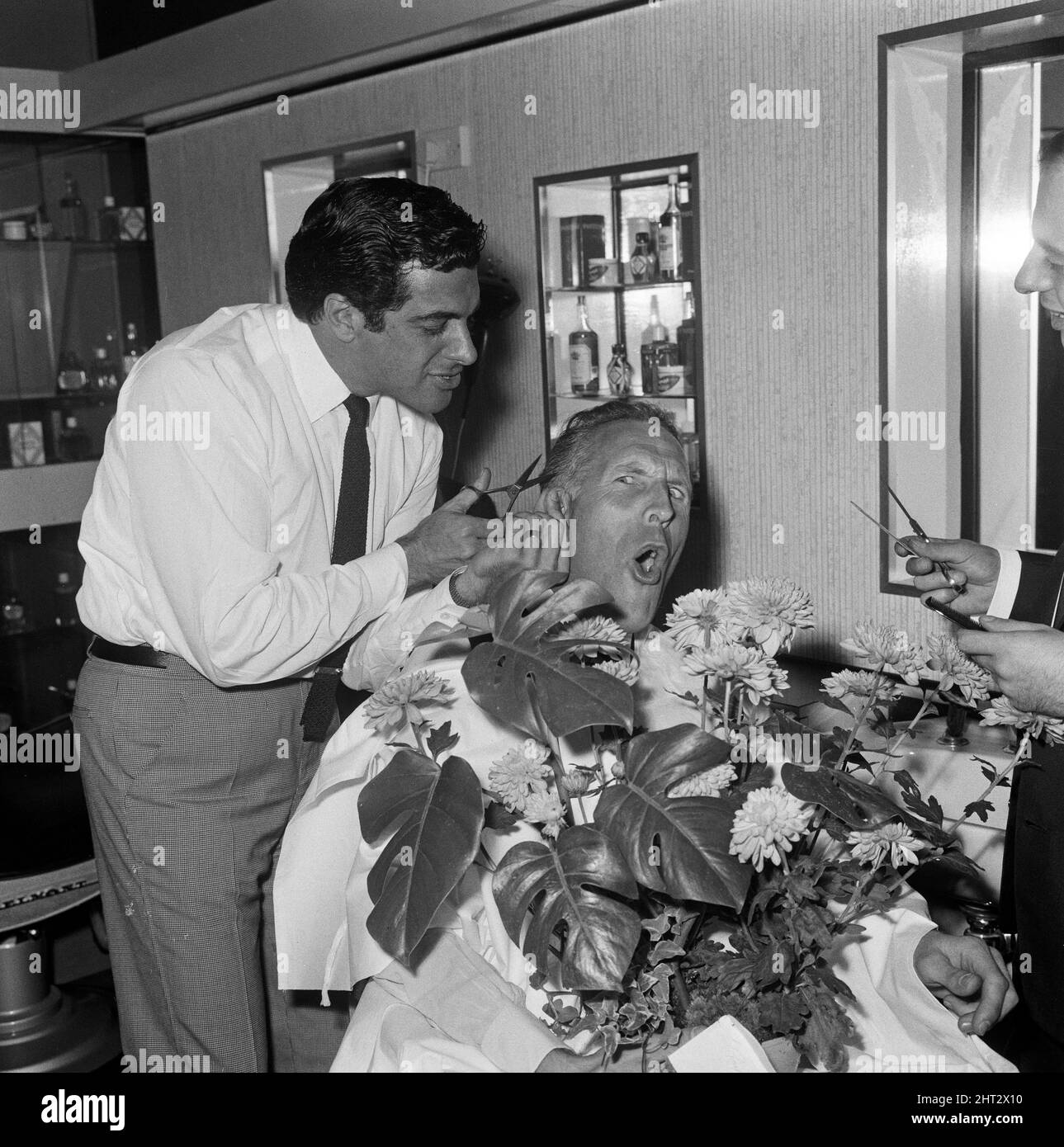 Bruce Forsyth and Frankie Vaughan attend the opening of celebrity ...